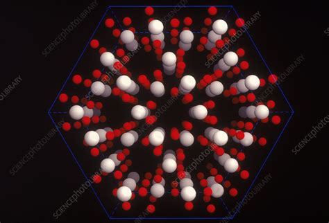 Quartz Structure Model Stock Image C002 7889 Science Photo Library