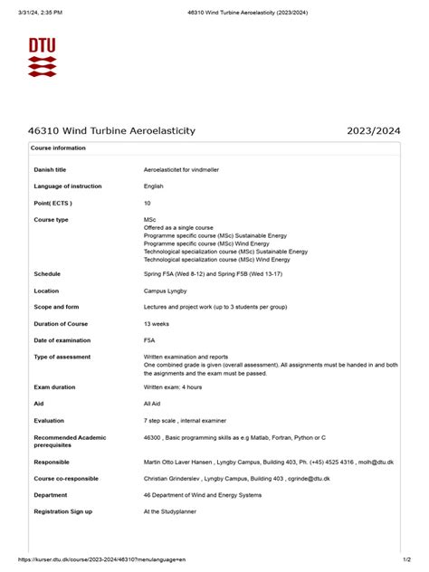 Wind Turbine Aeroelasticity 2023 2024 Download Free Pdf