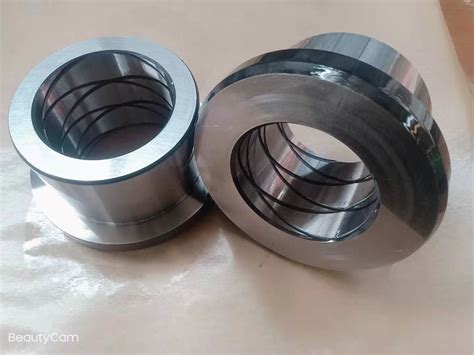 Machined Excavator Bushings Metal Sleeves Flanged Sleeve Bearing