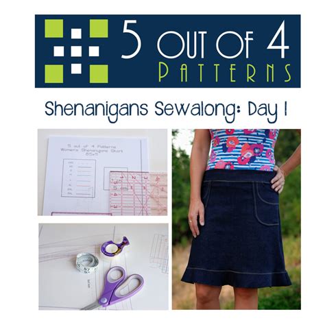 Shenanigans Skort Sew Along 5 Out Of 4 Patterns