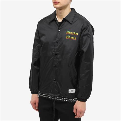 Wacko Maria Maria Boa Coach Jacket Black End Us