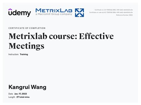 Kangrui Wang On Linkedin Udemy Course Completion Certificate