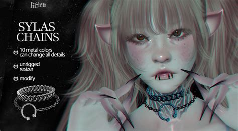 Second Life Marketplace [litten] Sylas Chains [pink]
