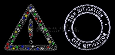 Risk Mitigation Line Icons Collection Prevention Resilience Preparedness Contingency