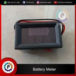 Jual DUAL DISPLAY BATTERY BATERAI CAPACITY LEVEL INDICATOR METER V Kota Bandung CNC