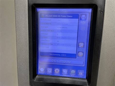 3d Systems Projet 6000 Hd 3d Printer Used Machines Exapro