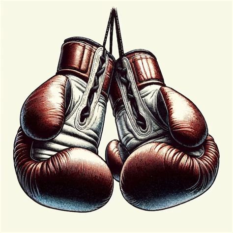 Premium Vector Red Boxing Gloves Isolated On White Background