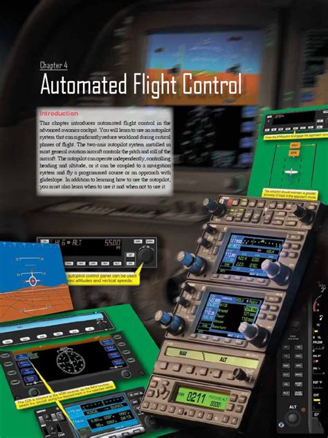 Automatic Flight Control Pdf Aircraft Flight Control System Aviation