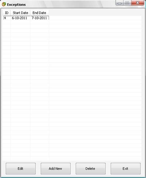 Project Exceptions Form Download Scientific Diagram