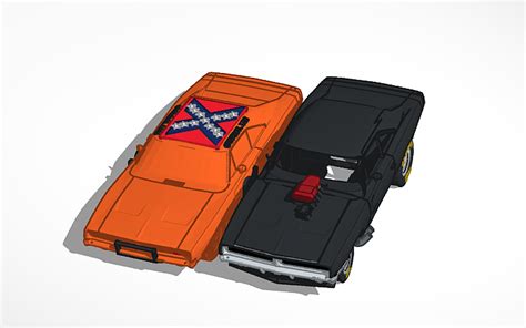 3d Design 69 Drag Dodge Charger Tinkercad