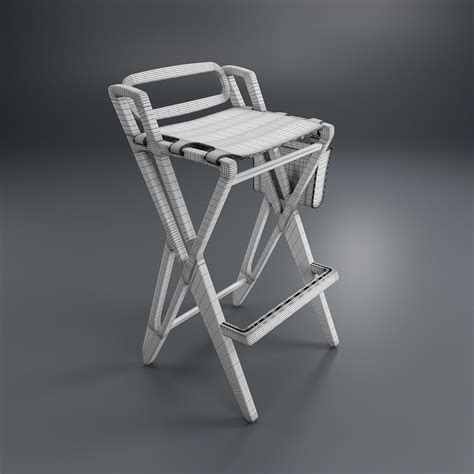 Hookl Und Stool Triangle Bar Stool 3d Model 19 Max Fbx Obj