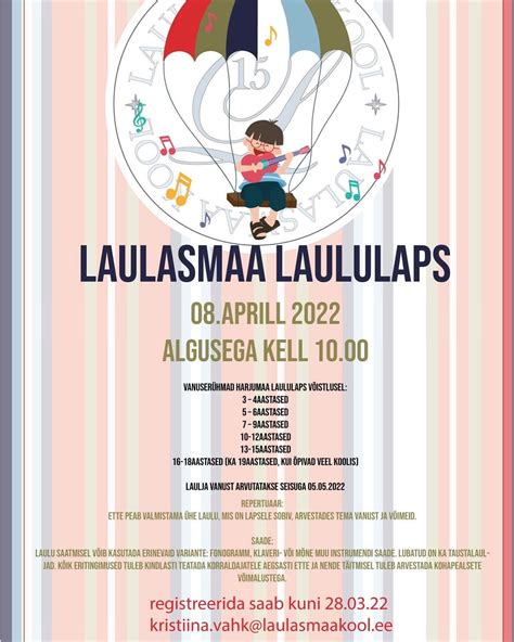 Laulasmaa Kool Laulasmaa Kooli Laululapsel Saavad Facebook