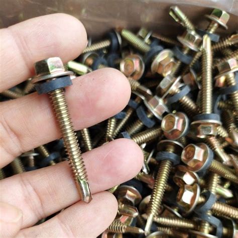 Jual Harga Per Biji Baut Baja Ringan Cm Baut Kanal X Baut Spandek Genteng Metal