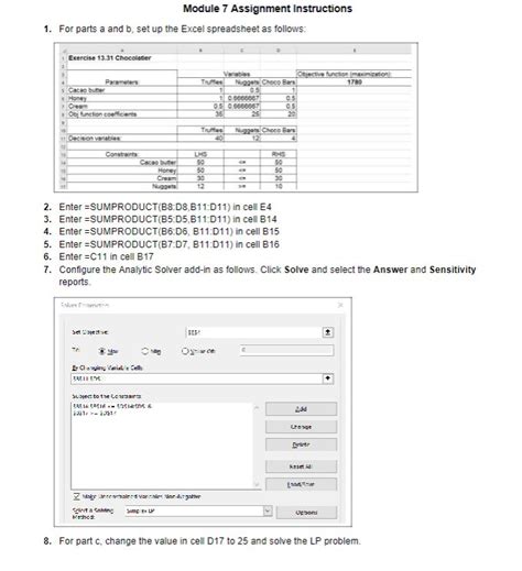 Solved Module 7 Assignment Instructions 1 For Parts A And Chegg