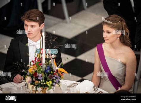 Count Felix And Princess Elisabeth Of Belgium During Prince Christians
