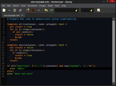 Github Simonkrautergeany Nim Filetype Geany Configuration File To