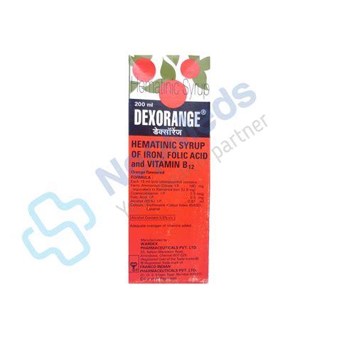 Dexorange Syrup 200ml Buy Dexorange Syrup 200ml At Best Price In Nepmeds