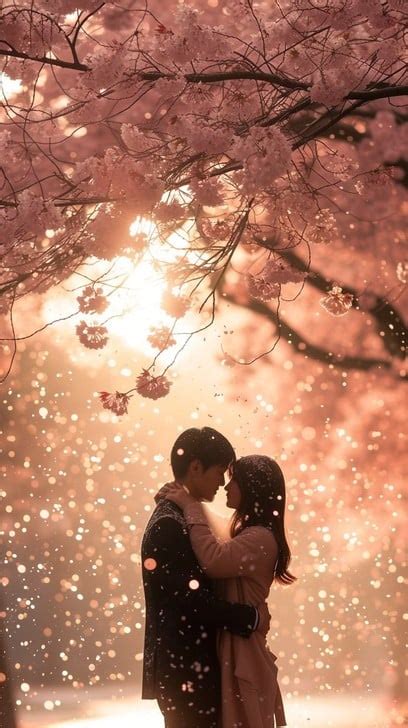Free Romantic Cherry Blossoms Image Romance Cherry Blossoms
