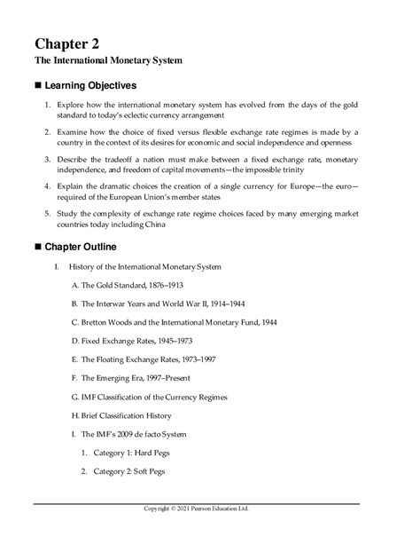 Fundamentals Of Multinational Finance Chapter 2 Chapter 2 The