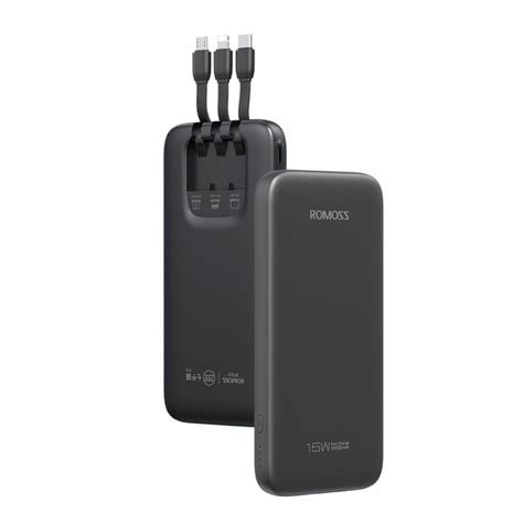 Romoss Power Bank 10000mAh 15W BK – Apollo IT Systems