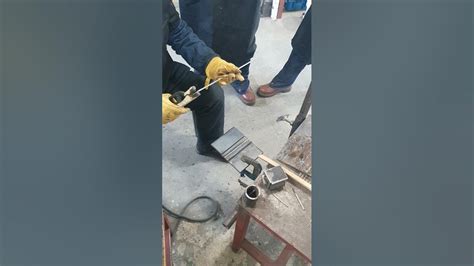 피복아크용접 9t 아래보기 맞대기용접 Youtube