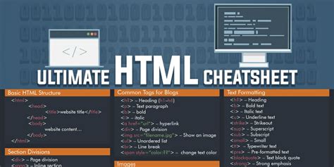 Html And Css Cheat Sheets