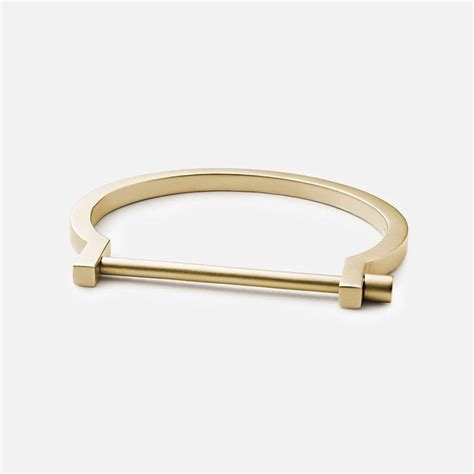 Modern Screw Cuff Brass Cuffs Mens Miansai