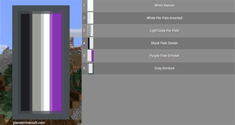 Asexual Flag In 2024 Minecraft Banners Minecraft Banner Designs
