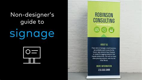 How To Design Signs The Non Designers Guide YouTube