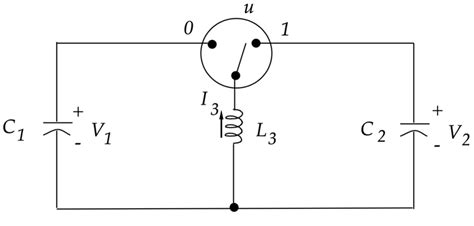 prototypical circuital scheme of a dc dc converter adapted from [5