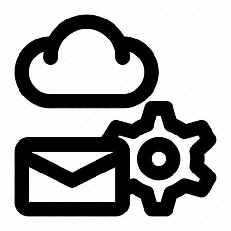 Cloud Mailing Email Based Management Computing Icon Download On