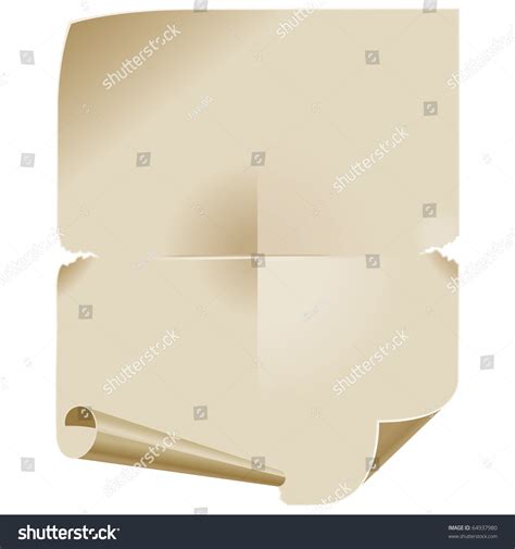 Old Paper Scroll Background Text Messages เวกเตอรสตอก ปลอดคาลขสทธ