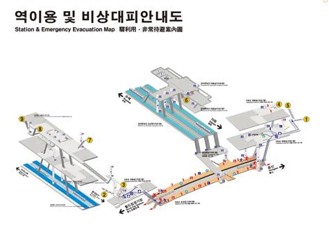 수도권 지하철 6호선 개찰구 내 화장실 있는 역 소개 지하철 화장실 역 안내도