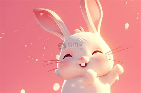 欢快的兔子插画图片下载 正版图片601083845 摄图网