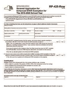 Form RP 425 E Application For Enhanced STAR Exemption Enhanced Star
