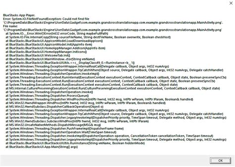Error Systemiofilenotfoundexception Could Not Find File At Startup