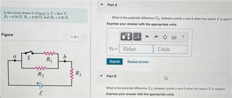 Solved In The Circult Shown In Figure 1 ε 36 0 V