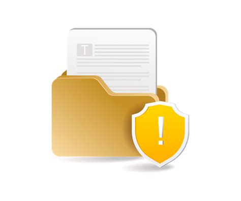 Best Folder Data Security Warning Illustration Download In Png And Vector