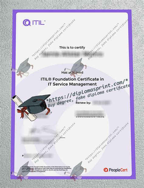 Itil 4 Foundation It Service Management Certificate