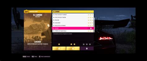 Forza Horizon 5 El Camino Story Chapter 8 Locked Rforza