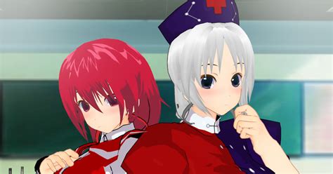 3dカスタム少女 東方の天才2人 エインデュノウフのイラスト Pixiv
