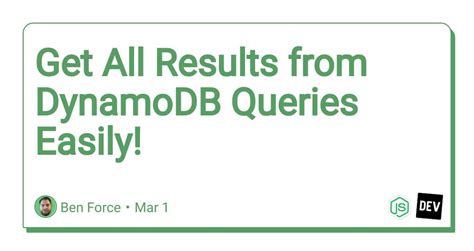 get all results from dynamodb queries easily r devto