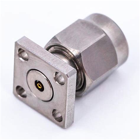 2 92mm Male Replaceable Rf Connector 9 5mm 374″ Square Flange Plug