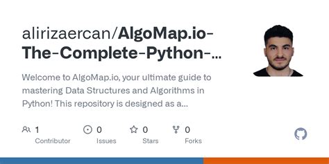 GitHub Alirizaercan AlgoMap Io The Complete Python Data Structures