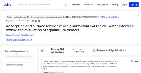 Adsorption And Surface Tension Of Ionic Surfactants At The Airwater