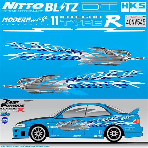 Arte Decal Supra Turbo Velozes E Furiosos Logo Png Vector Cdr Free