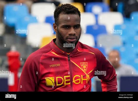 Naples Italy 26 Oct 2024 Lassana Coulibaly Of Us Lecce During The