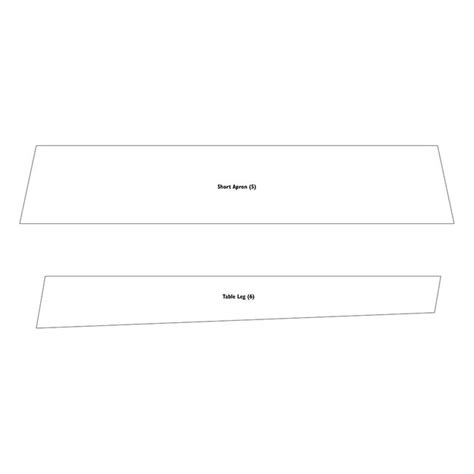 Rockler Modern Patio Coffee Table Plan With Cardboard Templates Rockler