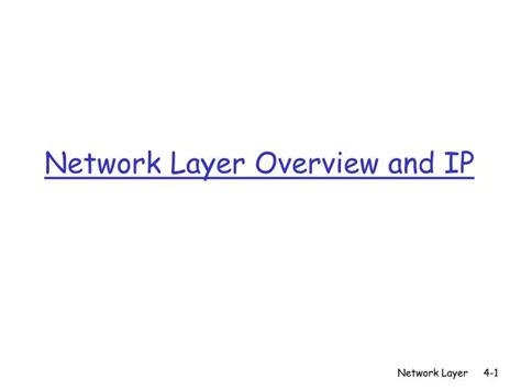 PPT Understanding Network Layer Functions And IP Transport Segment PowerPoint Presentation