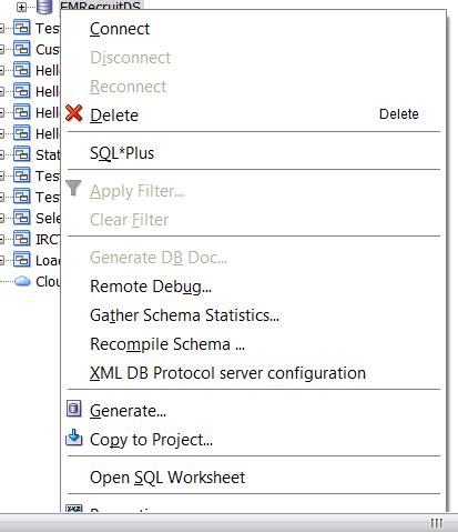 Fortune Minds Oracle Adf How To Create Database Connection Using